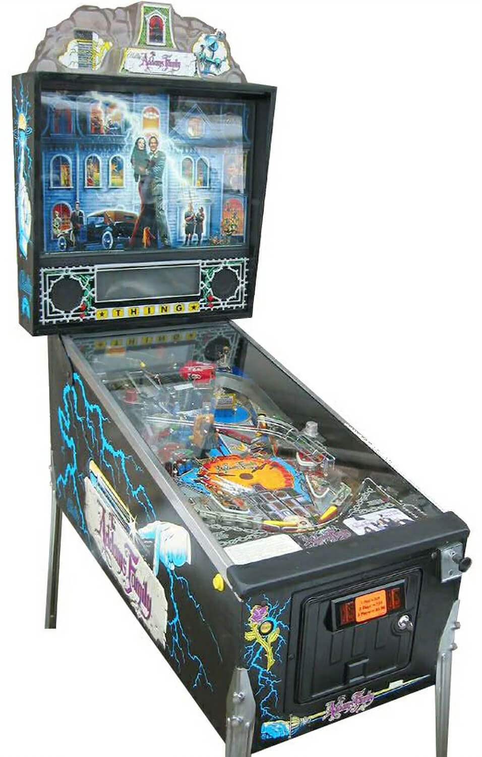 Addams family pinball machine for sale - Primal Arcade LLC