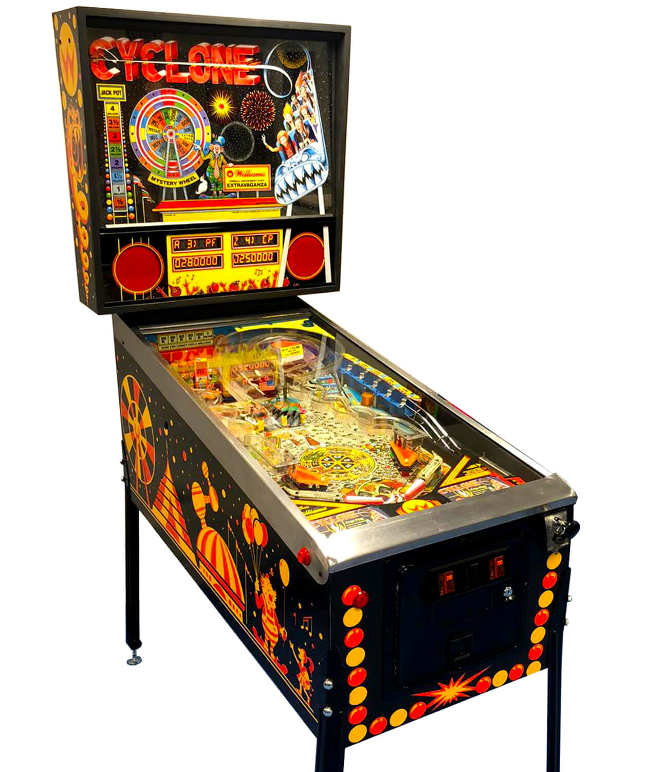 Cyclone pinball machine for sale - Primal Arcade LLC