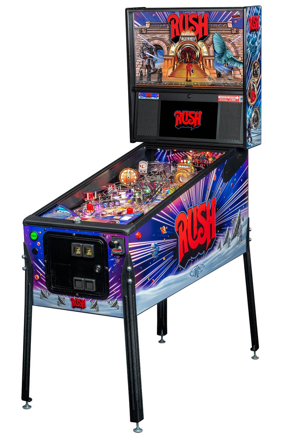 Rush pinball machine for sale - Primal Arcade LLC